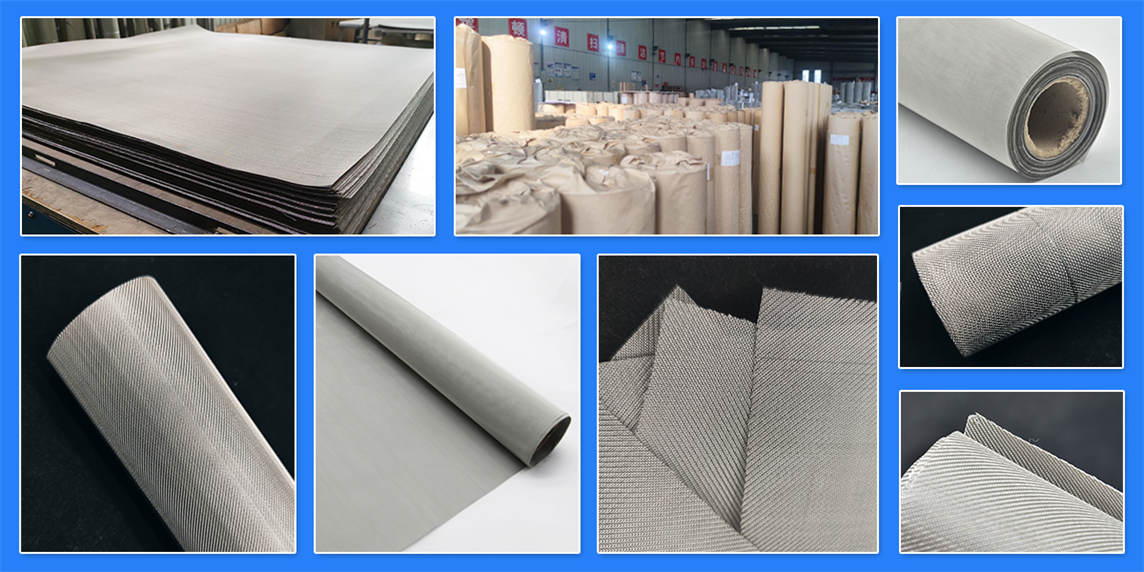 China Supply Ultra Fine nickel wire mesh nickel woven wire mesh screen ...
